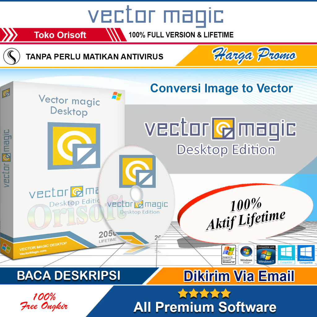 Jual Vector Magic Desktop Edition Terbaru 2025 Software Design Lifetime ...