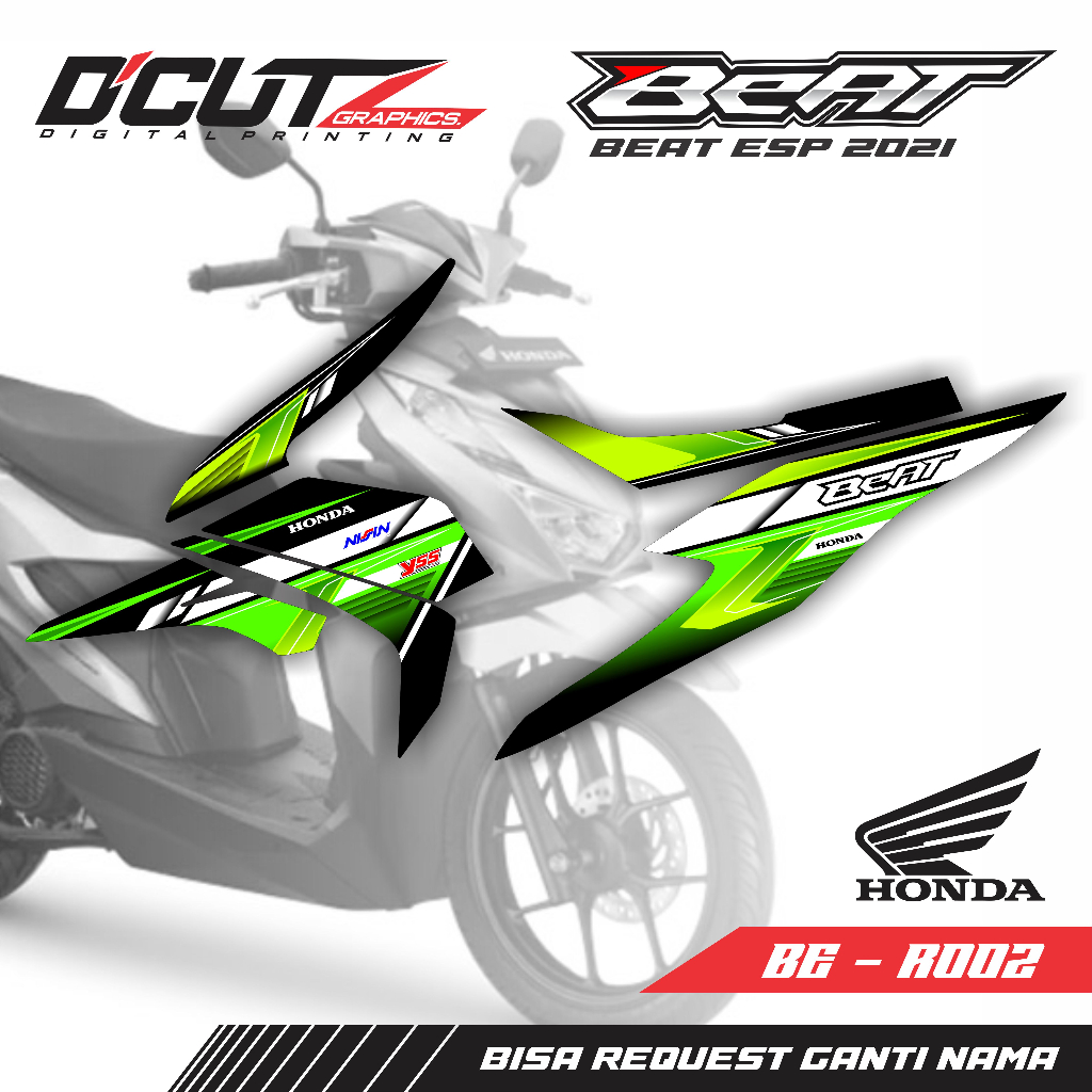 Jual Striping Honda Beat Esp 2021 ( BE - R002 ) | Shopee Indonesia