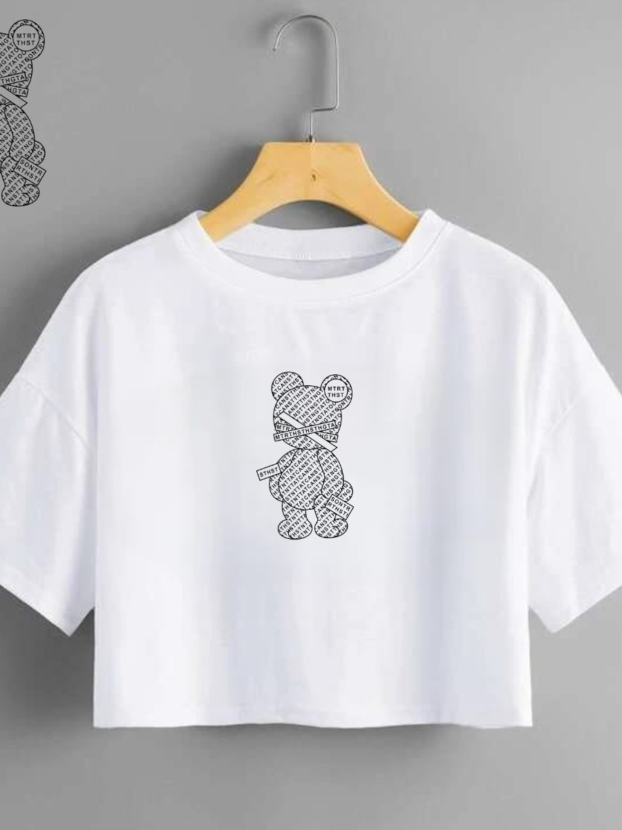 Jual CROP TOP OVERSIZE WANITA/KAOS CROP TOP/OVER SIZE KAOS BASIC CEWEK ...