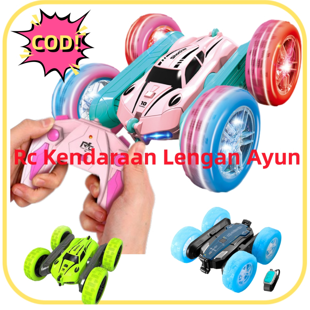 Jual Lele Toys 2.4ghz 4wd RC Dumper Dua Sisi Lengan Ayun Mainan Kendali ...