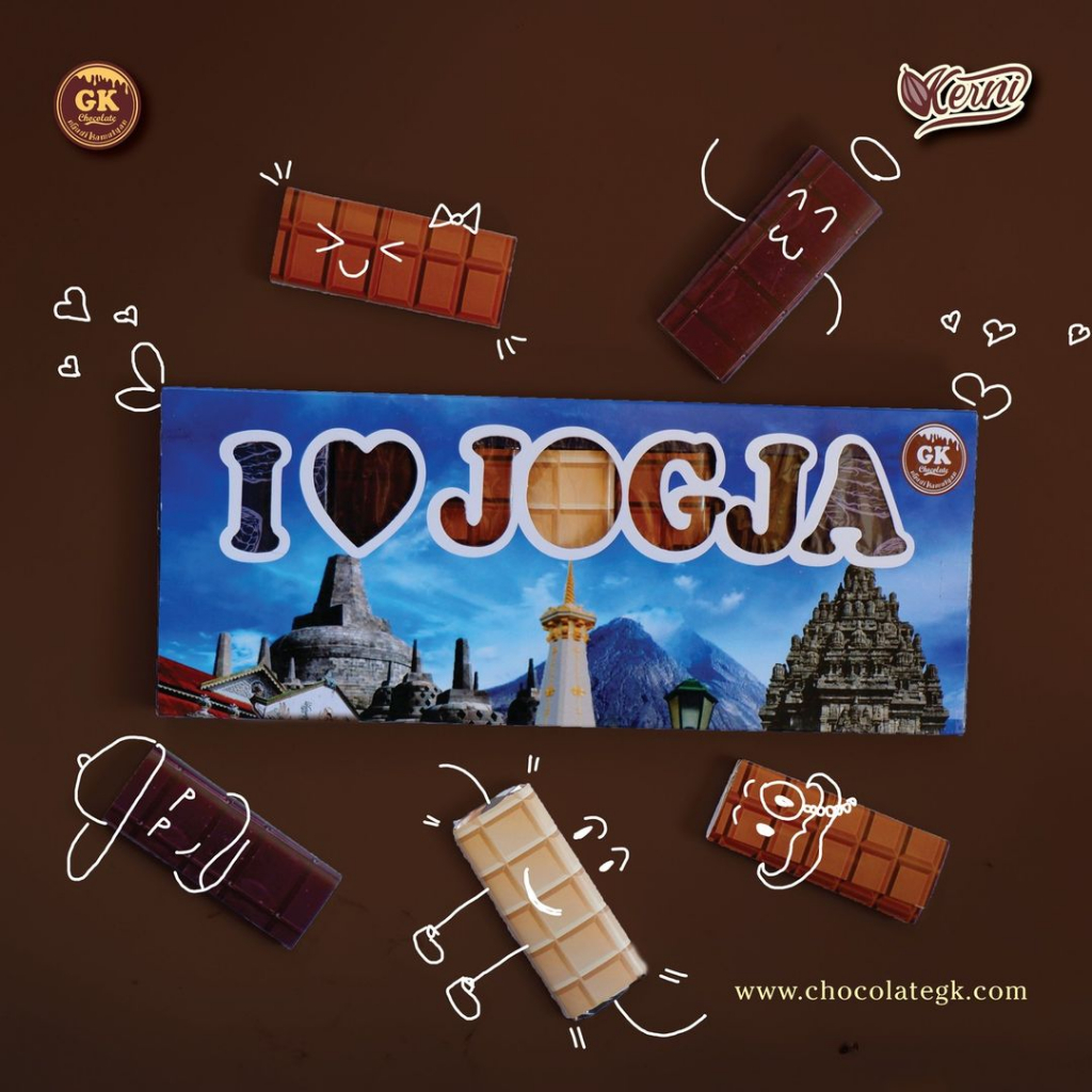 Jual COKELAT I LOVE JOGJA GIFT LONG ISI 5 MIX RASA | OLEH-OLEH KHAS ...
