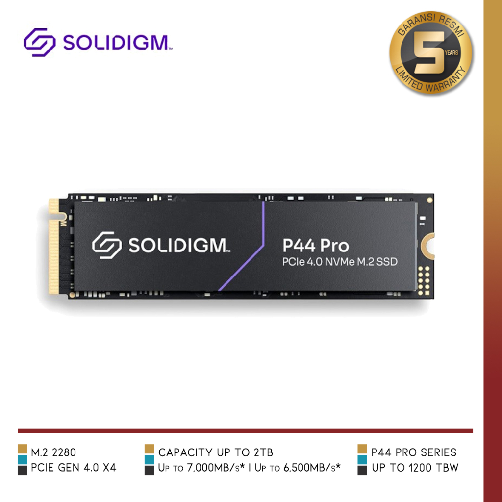 Jual SOLIDIGM P44 Pro Series | PCIe 4.0 x4, M.2 2280 NVMe Ssd | Shopee ...