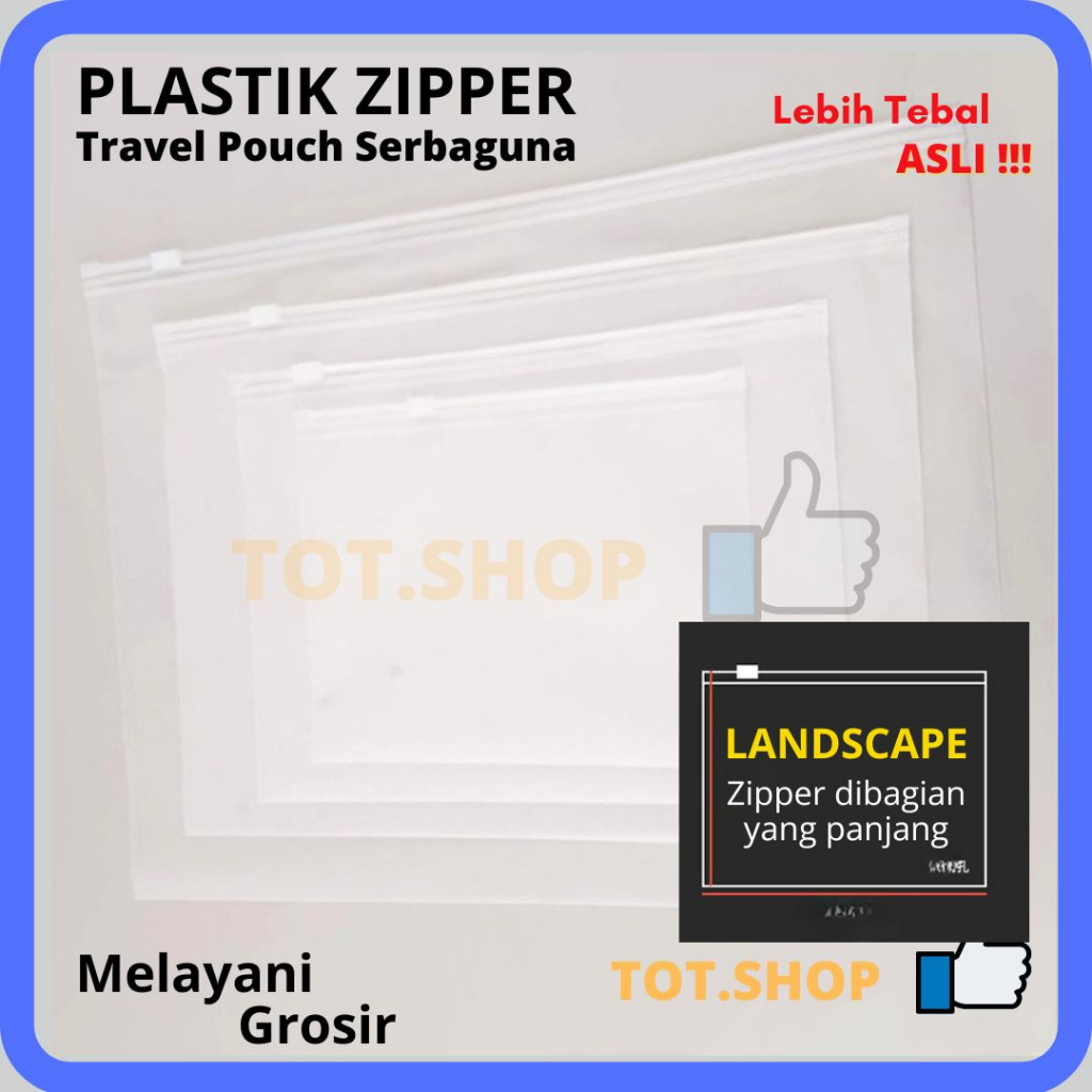 Jual Kantong Plastik Ziplock / Zipper Storage Bag Tempat Penyimpanan ...