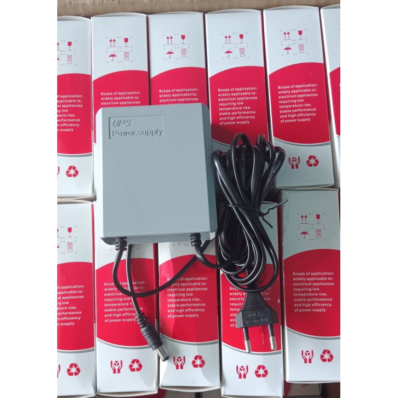 Jual UPS DC 12V 9V 5V 2A untuk backup CCTV Absensi router HTB | Shopee Indonesia
