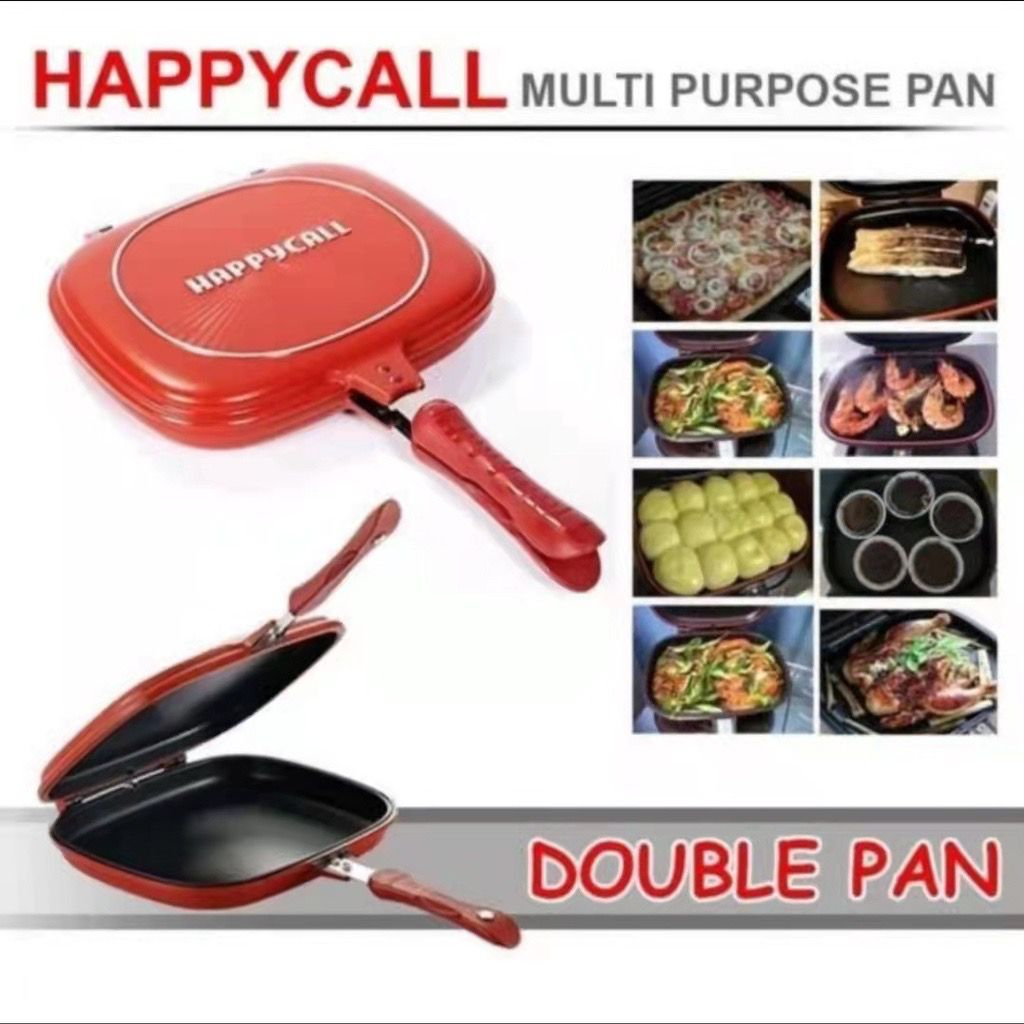 Jual Teflon/Panci Happycall Double Pan / ukuran Jumbo paling besar ...