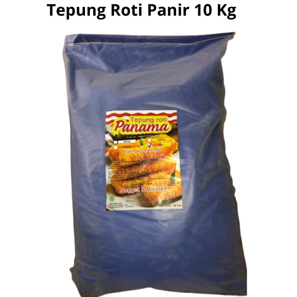 Jual Tepung Roti Panama / Panir Panama Bread Crumb Mix 10 Kg | Shopee ...