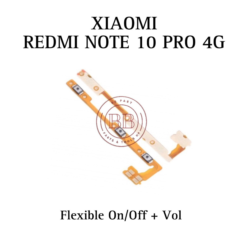 Jual Flexible Connector Power On Off Volume Xiaomi Redmi Note 10 Pro 4G ...