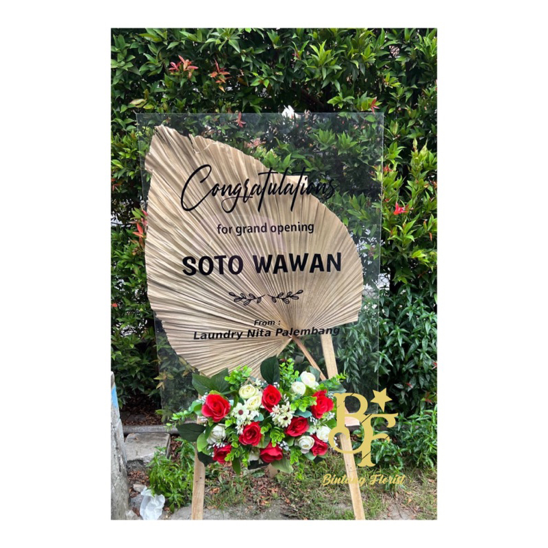 Jual Bintang Papan Bunga Akrilik / Bunga Papan Akrilik / Gift ...