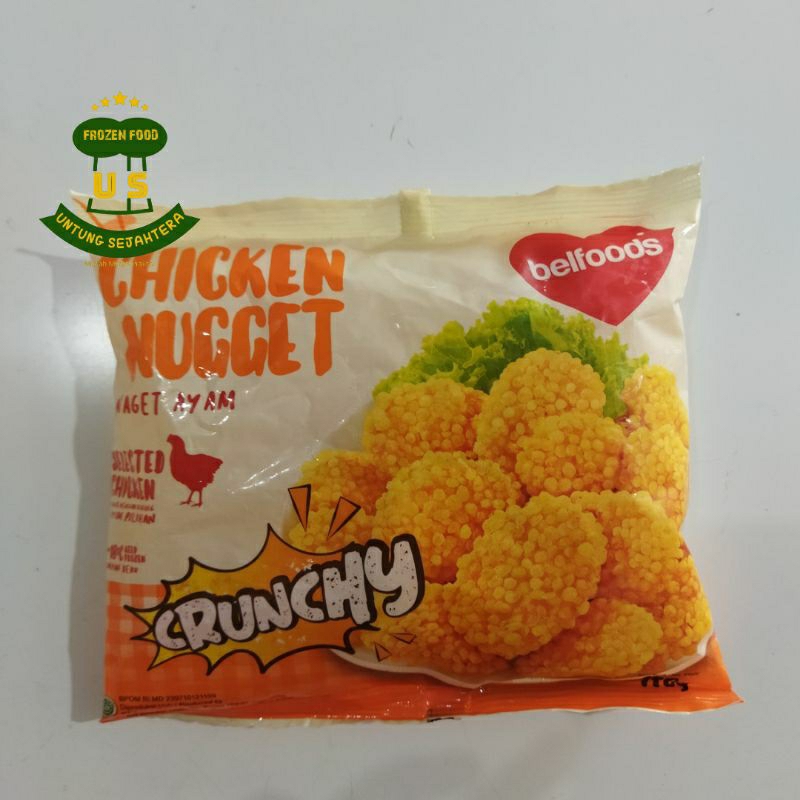 Jual Belfoods Nugget Chrunchy Nuget crunch kriuk 140 gram Belfoods ...