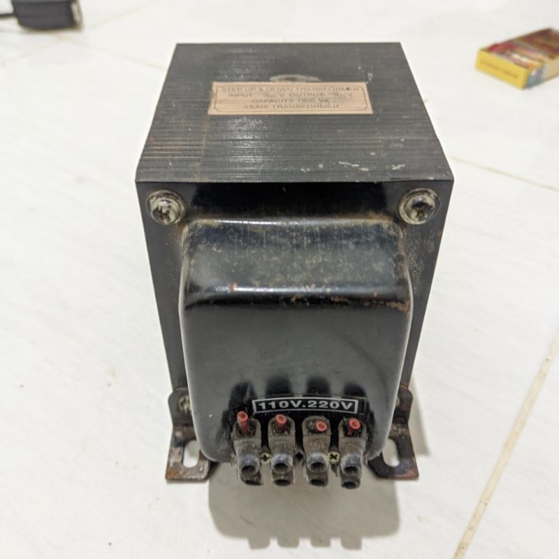 Jual TRAFO STEP UP STEPDONW 1800VA INPUT 220V /110V OUTPUT TRAFO ...