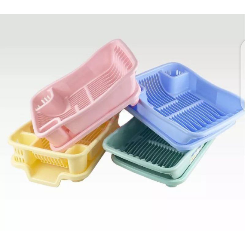 Jual Rak piring plastik atas wastafel+ peniris air | Shopee Indonesia