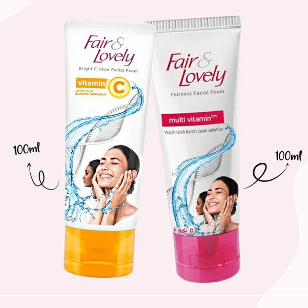 Jual Fair & Lovely Multivitamin Fairness Facial Foam 100gr | Shopee ...