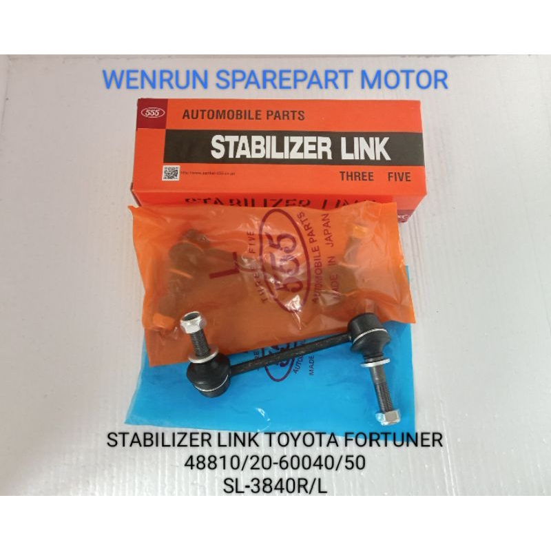 Jual Stabilizer Link Toyota Fortuner 555 48810/20-60040/50 (SL-3840 R/L ...