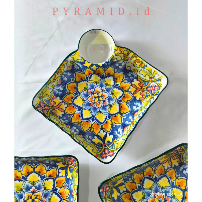 Jual PYRAMID | PIRING SEGI 7 INCH| PIRING DUMPLING I PIRING BATIK | 18 ...