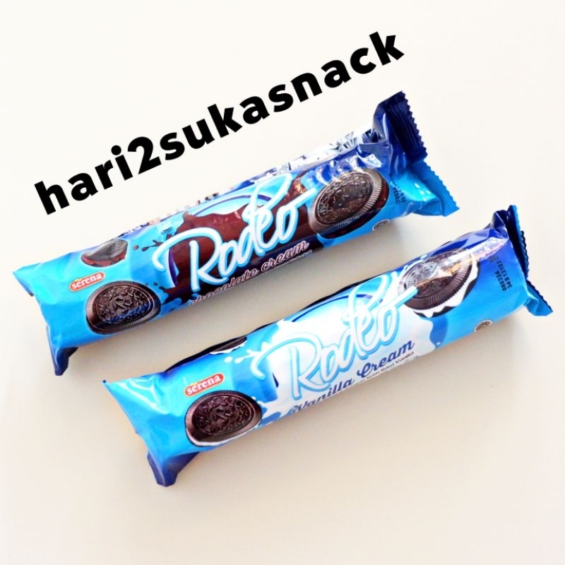 Jual Biskuit Serena RODEO Long Vanilla Cream / RODEO Long Chocolate ...