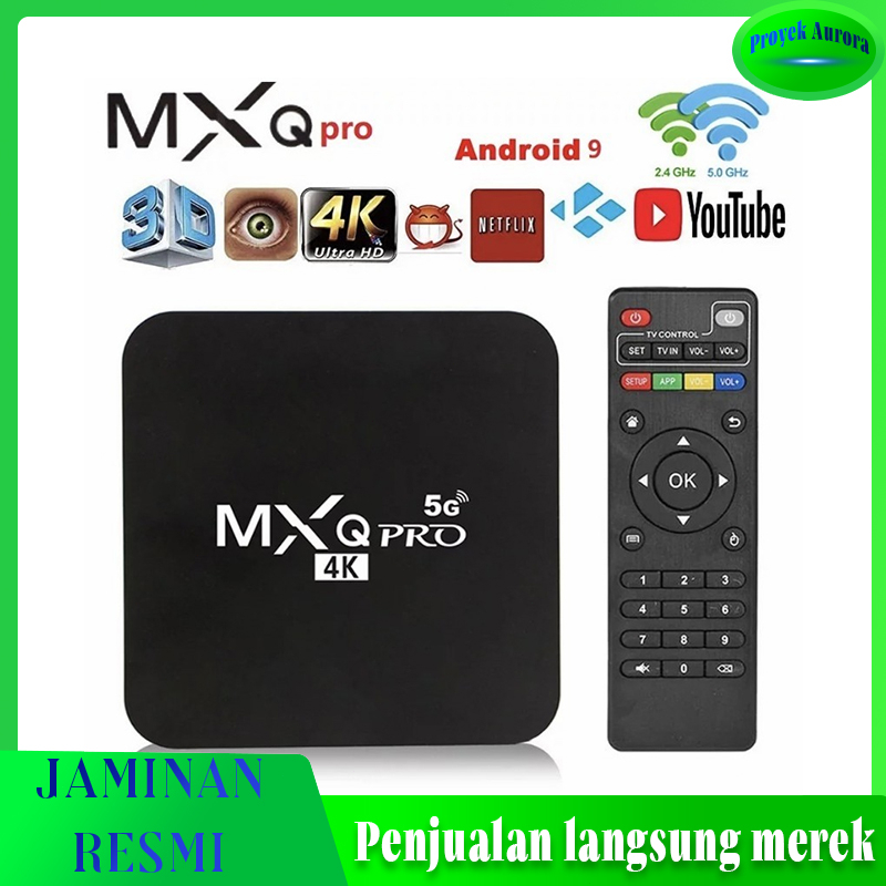 Jual 【Flash Sale!!!】8GB+128GB/TV BOX Android MXQ PRO 4K RAM 16GB ROM 256GB - Android TV BOX PRO ...