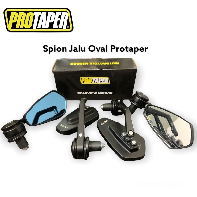Jual Spion Jalu Oval Original Model Rizoma Mirror Putih - Biru Kaca ...