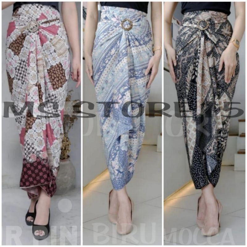 Jual rok lilit batik / rok lilit batik wanita modern /rok lilit batik ...