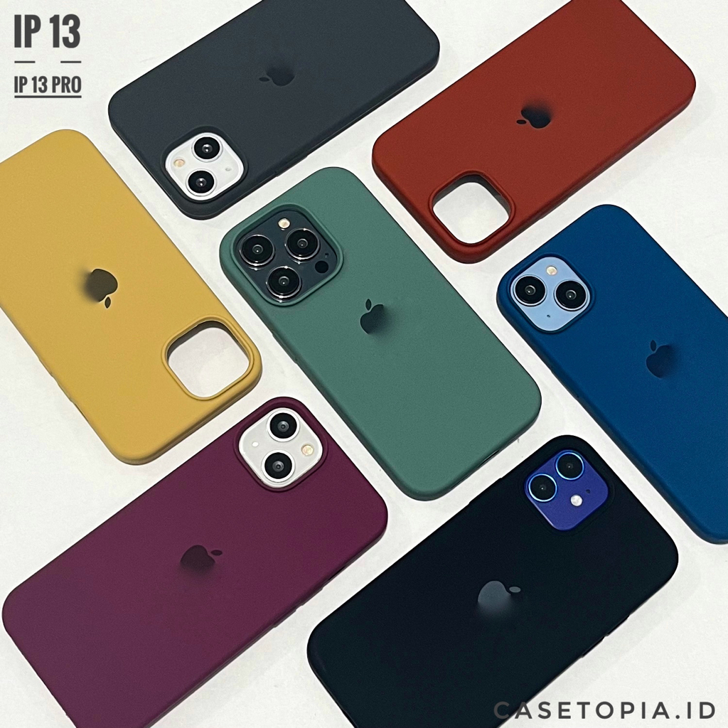 Jual Silicone Case Premium untuk iPhone 13 / ip 13 Pro | Shopee Indonesia