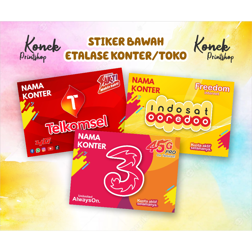 Jual NEW DESIGN 2!!! Stiker Etalase Bawah Konter Stiker Konter ...