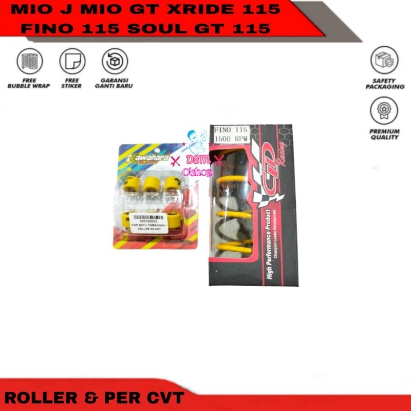 Jual PAKET UPGRADE KIRIAN CVT ROLLER LOLER ROLER LORER KAWAHARA RACING ...