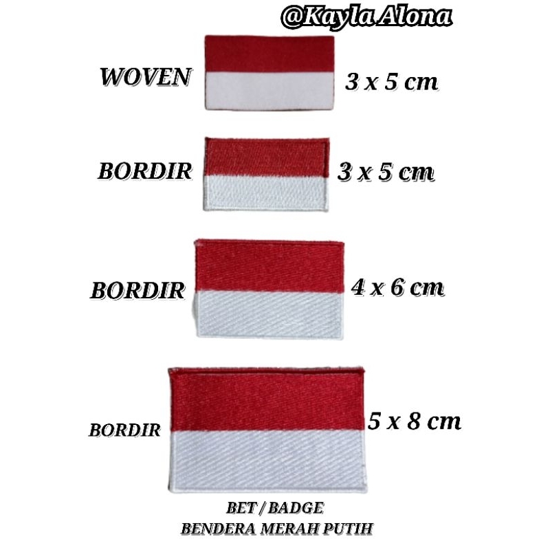 Jual BET / BADGE BENDERA MERAH PUTIH | Shopee Indonesia