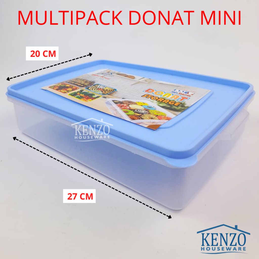 Jual Tempat Wadah Donat Donut Makanan Serbaguna Transparan Warna ...