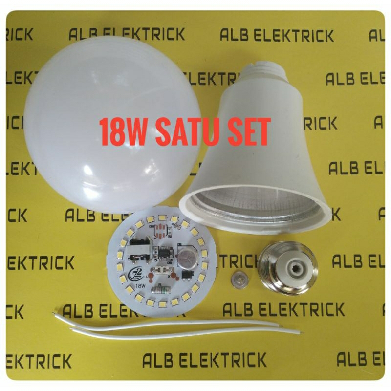 Jual Lampu Led 18w satu-set kumplit | Shopee Indonesia
