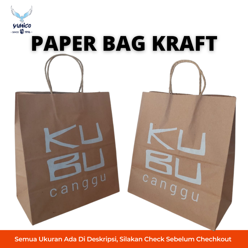 Jual Paper Bag / Tas Kertas Paper Bag Polos Kraft Coklat Ukuran S / M ...