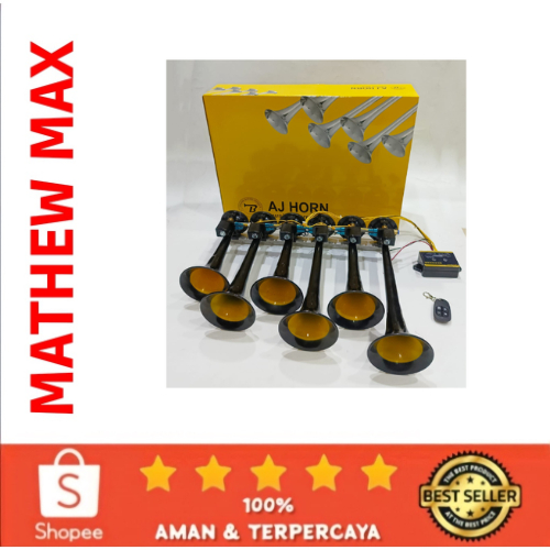 Jual KLAKSON BASURI KLAKSON BUS TRUK TELOLET 6 TEROMPET 12-48 VOLT ...