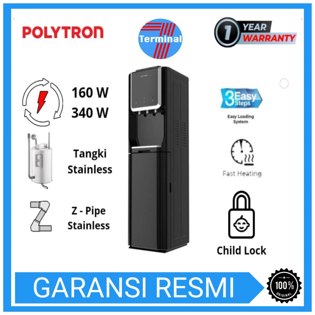Jual POLYTRON PWC615X DISPENSER GALON BAWAH PWC 615 KOMPRESOR PS ...