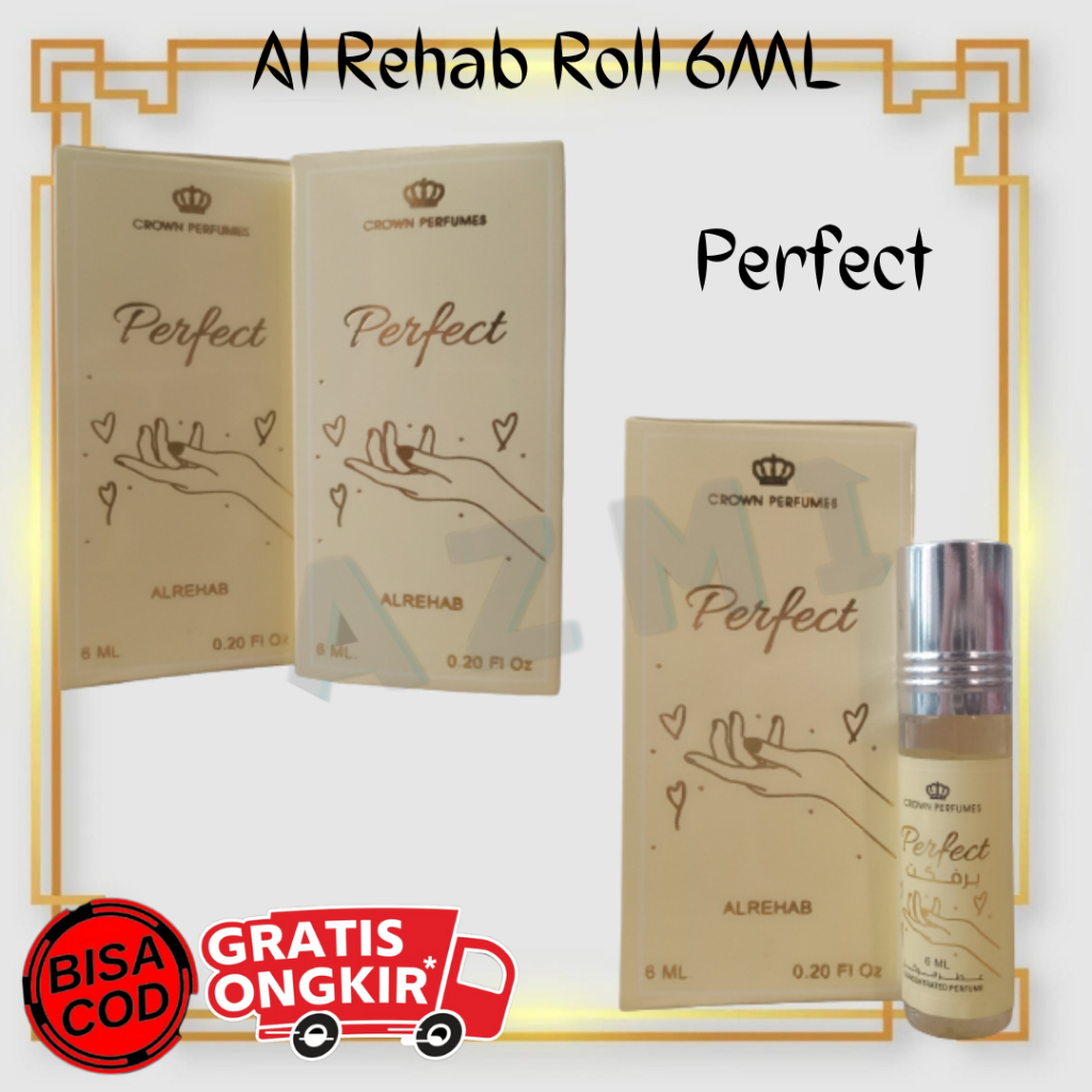 Jual Parfum AL Rehab Perfect ROLL 6ML Saudi Arabia | Shopee Indonesia