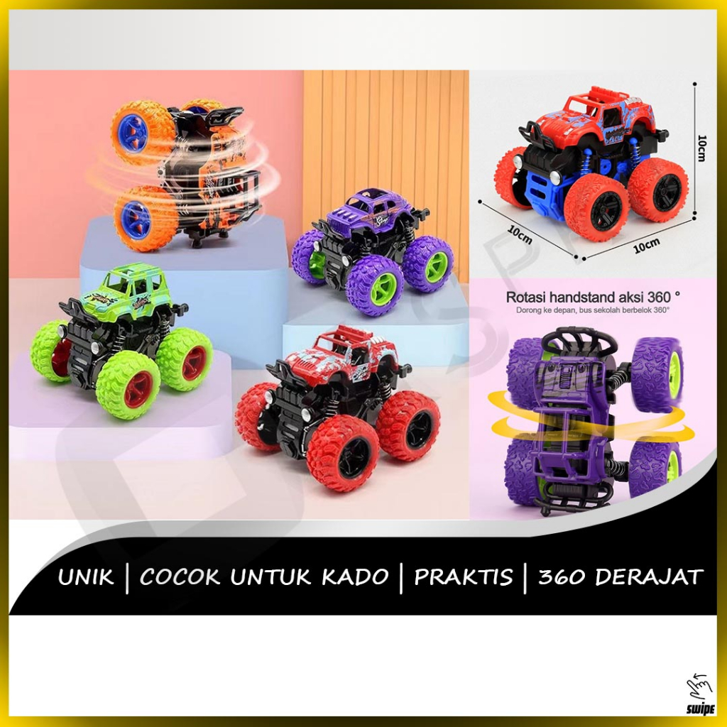 Jual Mobil Monster Zap Mainan Keren Jeep Balap Car Toys Anak Kid Tanpa ...