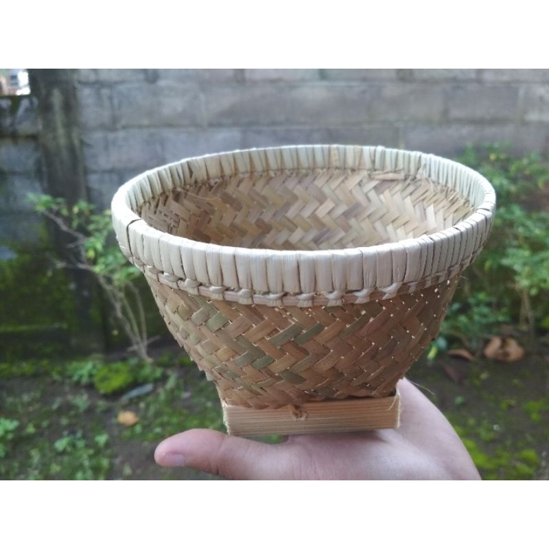 Jual ceting bakul wakul nasi bambu kecil tempat nasi unik kecil | Shopee Indonesia