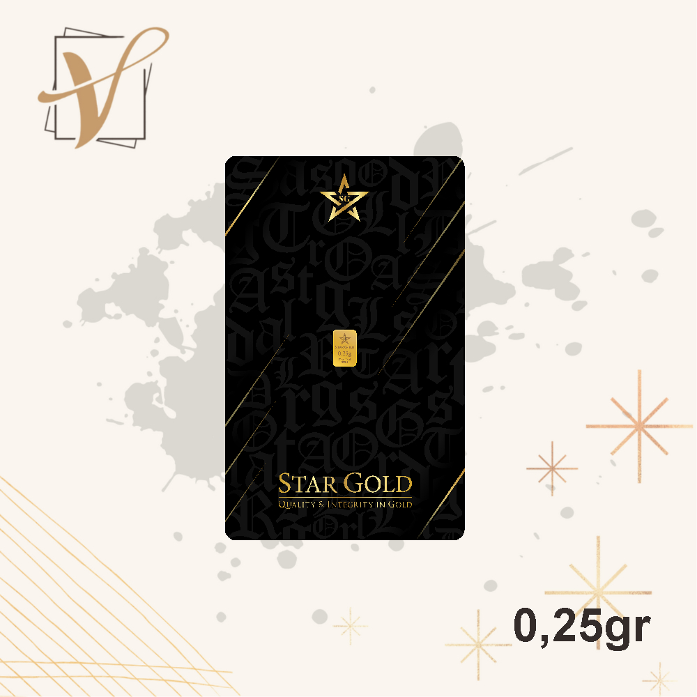 Jual Logam Mulia Micro Gold Star Gold 0.25gr | Shopee Indonesia