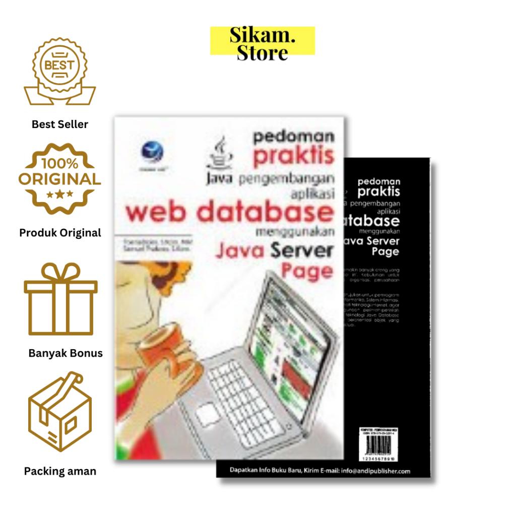 Jual Pedoman Praktis Pengembangan Aplikasi Web Database Menggunakan Java Server Page | Shopee ...
