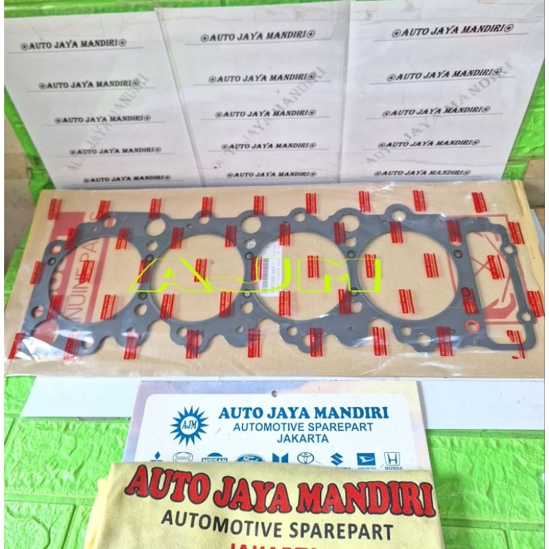 Jual Gasket cylinder head paking head deksel only Isuzu NKR71 4HG1 Plat besi | Shopee Indonesia
