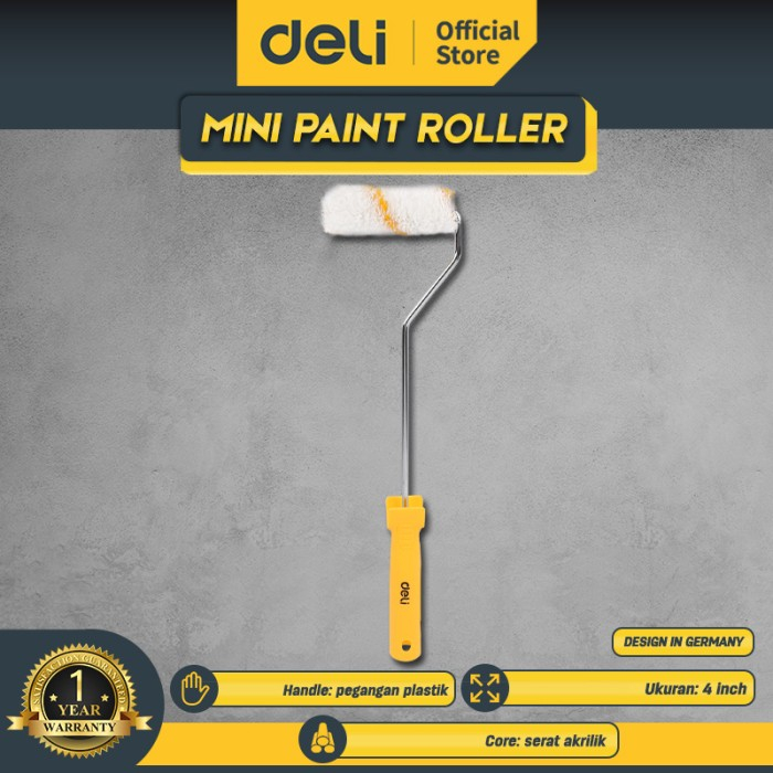 Jual Deli Kuas Roll Cat Mini 4 Inch EDL509514 | Shopee Indonesia