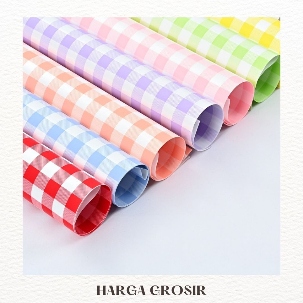 Jual KERTAS BUKET MOTIF KOTAK KERTAS KADO FULL SQUARE PATTERN FLOWER ...