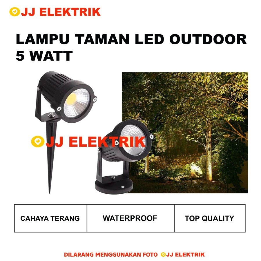 Jual Lampu Taman LED Halaman Teras Outdoor Sorot 5W Spotlight Spot ...