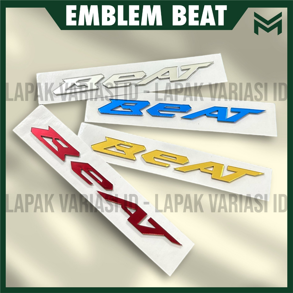 Jual EMBLEM BEAT AKRILIK 3D SET SEPASANG ( 2 pcs ) KANAN KIRI STICKER ...