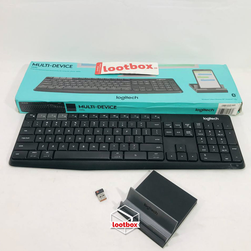 Jual Keyboard Wireless Bluetooth Unifying Multi-Device Logitech K375s ...