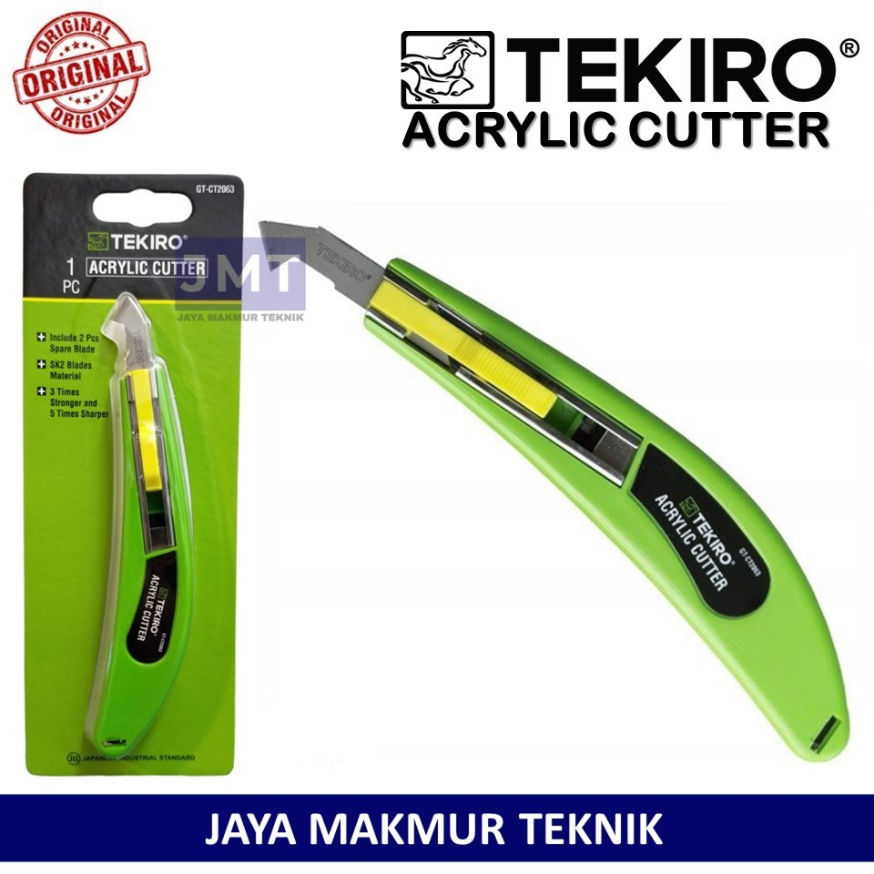 Jual TEKIRO Pisau Cutter Acrylic dan Refill Cutter Acrylic Pemotong ...