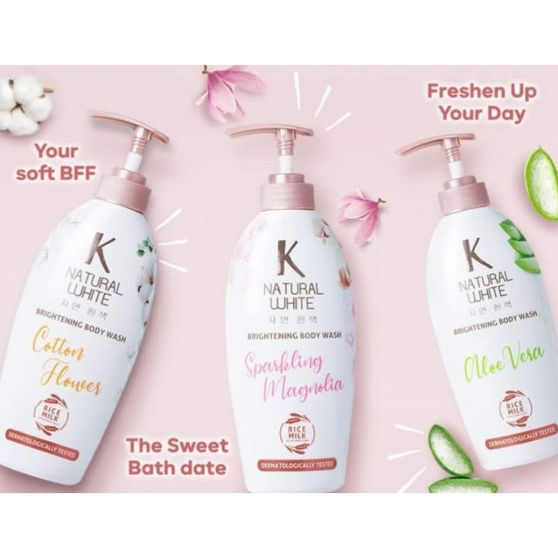 Jual K natural white brightening body wash | Shopee Indonesia