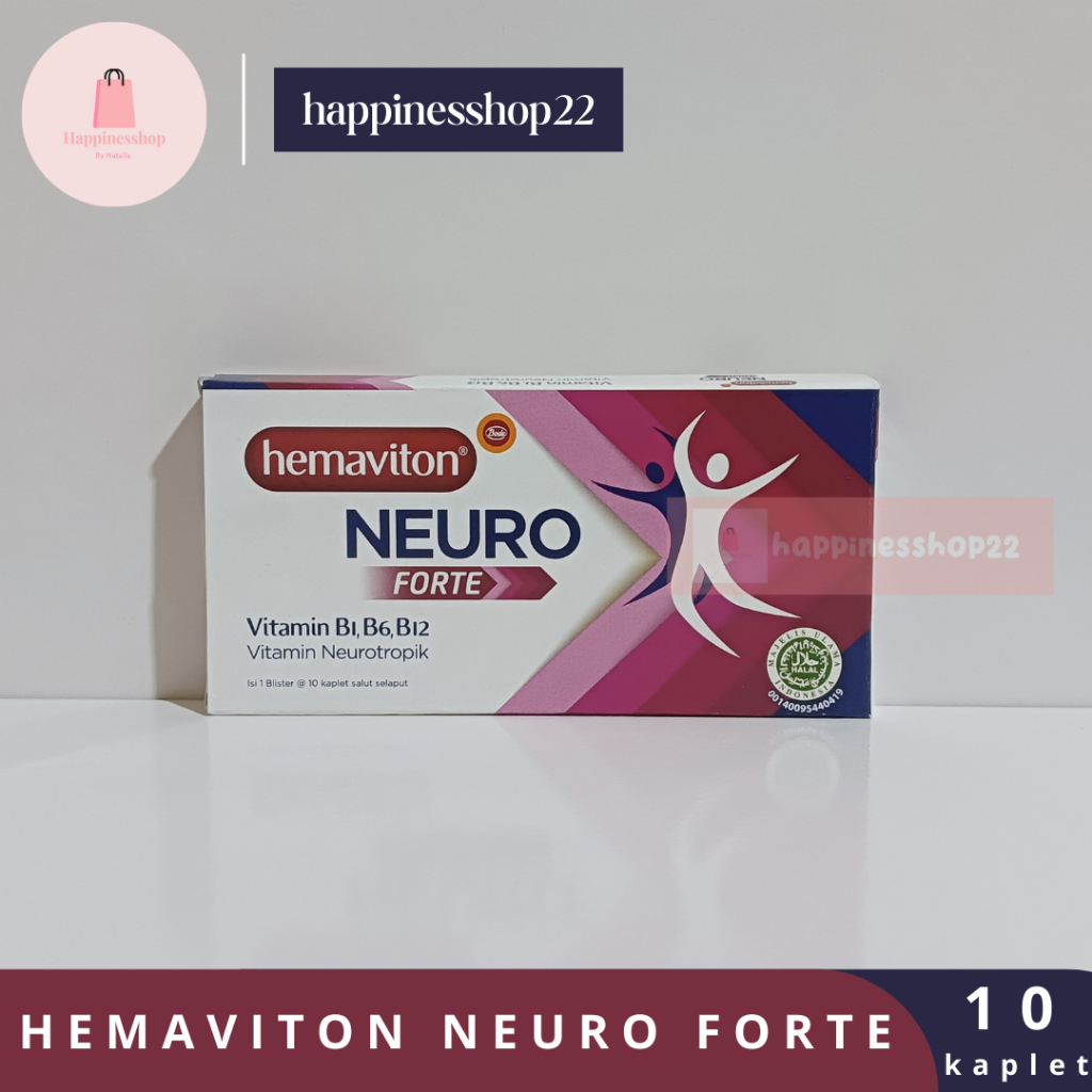 Jual Hemaviton Neuro Forte 1 Blister Isi 10 Kaplet EXP 2026 | Shopee ...