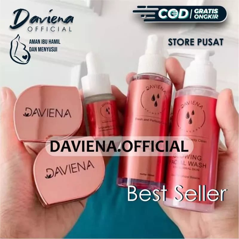 Jual DAVIENA SKINCARE PAKET GLOWING SERIES | OFFICIAL STORE | SKINCARE ...