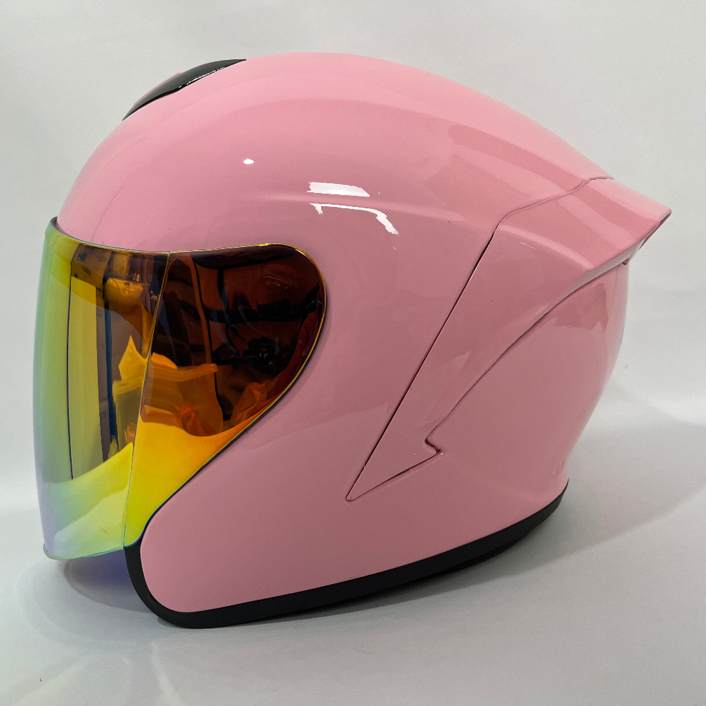 Jual Helm CRX AK-1 Pink Glossy - Polos Solid - Helem Helmet Dewasa SNI ...