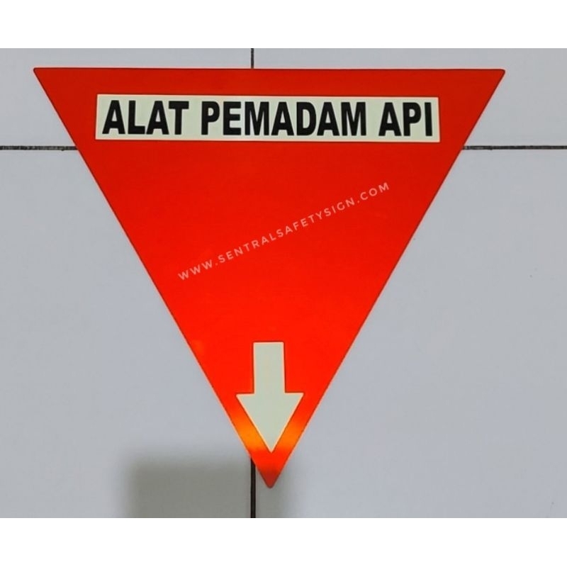 Jual Rambu Apar Glow In The Dark 35cm akrilik | Shopee Indonesia