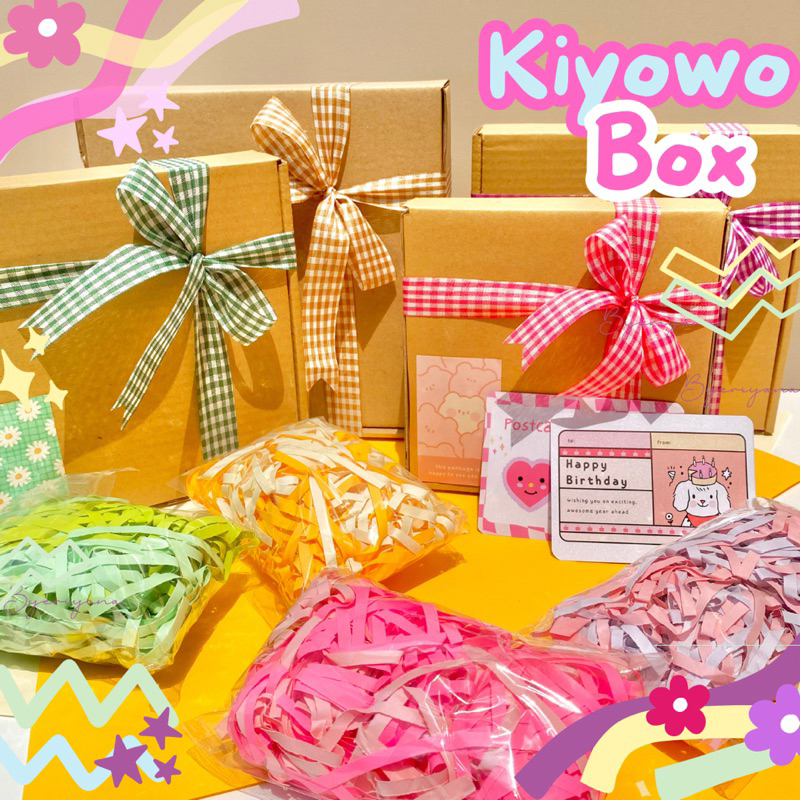 Jual BOX HAMPERS KOTAK KADO ULANG TAHUN SET PACKAGING LUCU KIWOYO GEMOY ...