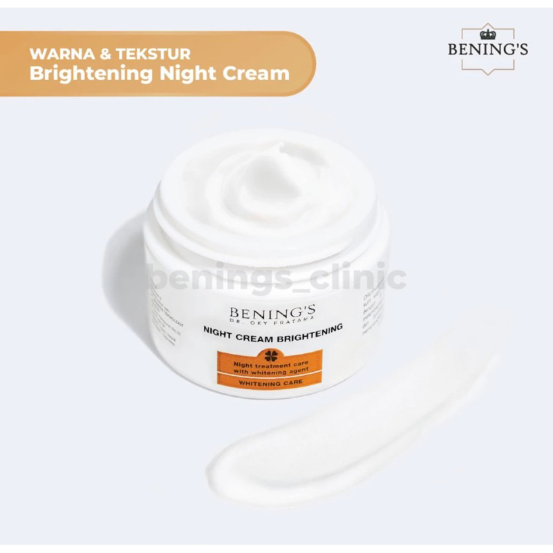 Jual Brightening Night Cream (normal)/ Cream Malam Pencerah dan Glowing ...